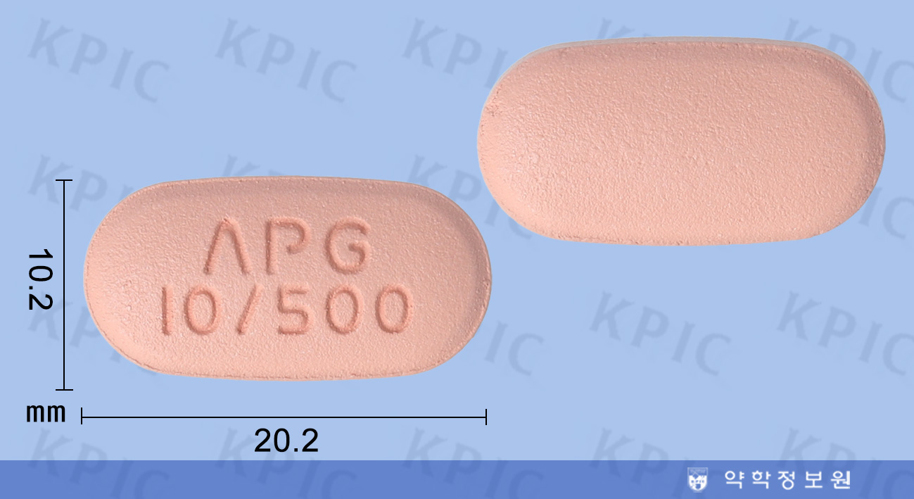 다파엠듀오서방정10/500mg Dapa M Duo SR Tab. 10/500mg 의약품 정보